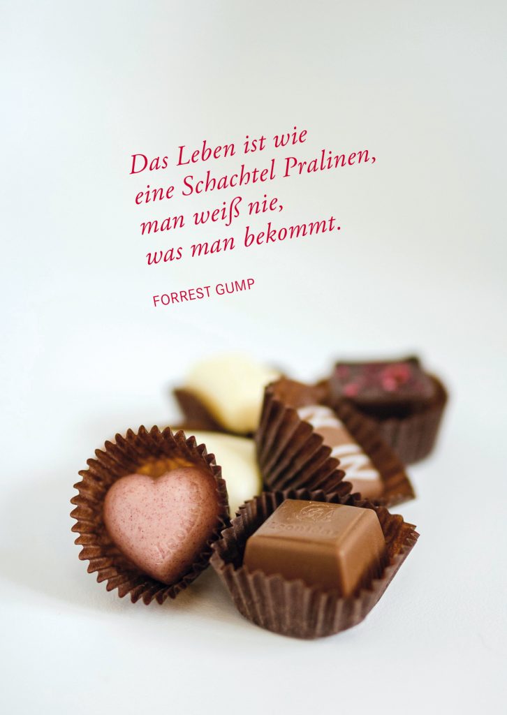 Postdas Leben Ist Wie Eine Schachtel Pralinen
